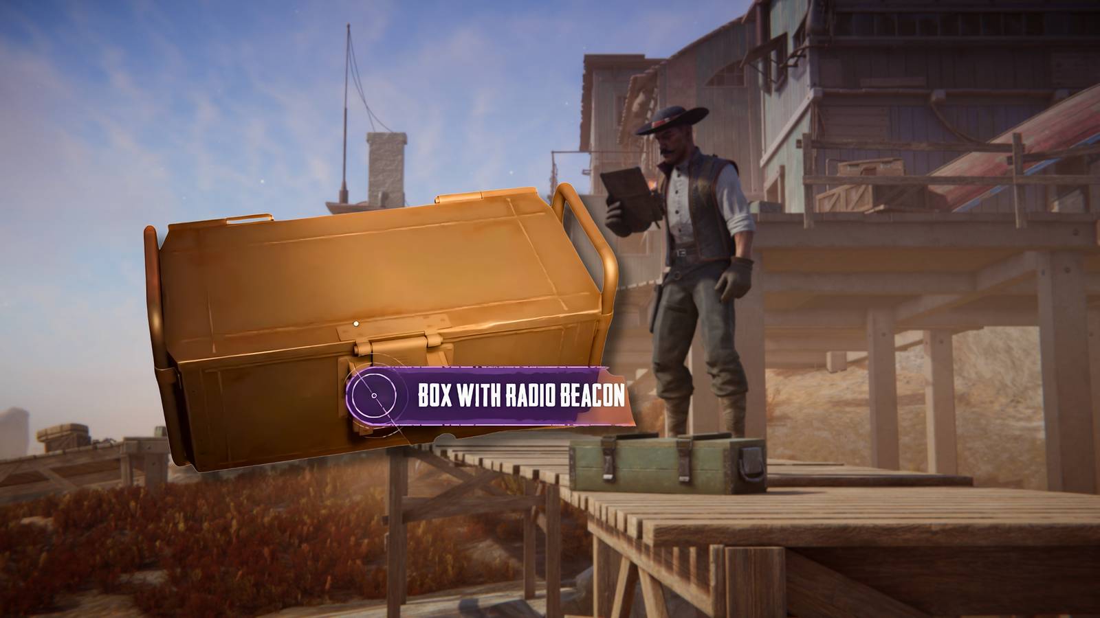 What to Do With Radio Beacon Box in Sand: Raiders of Sophie