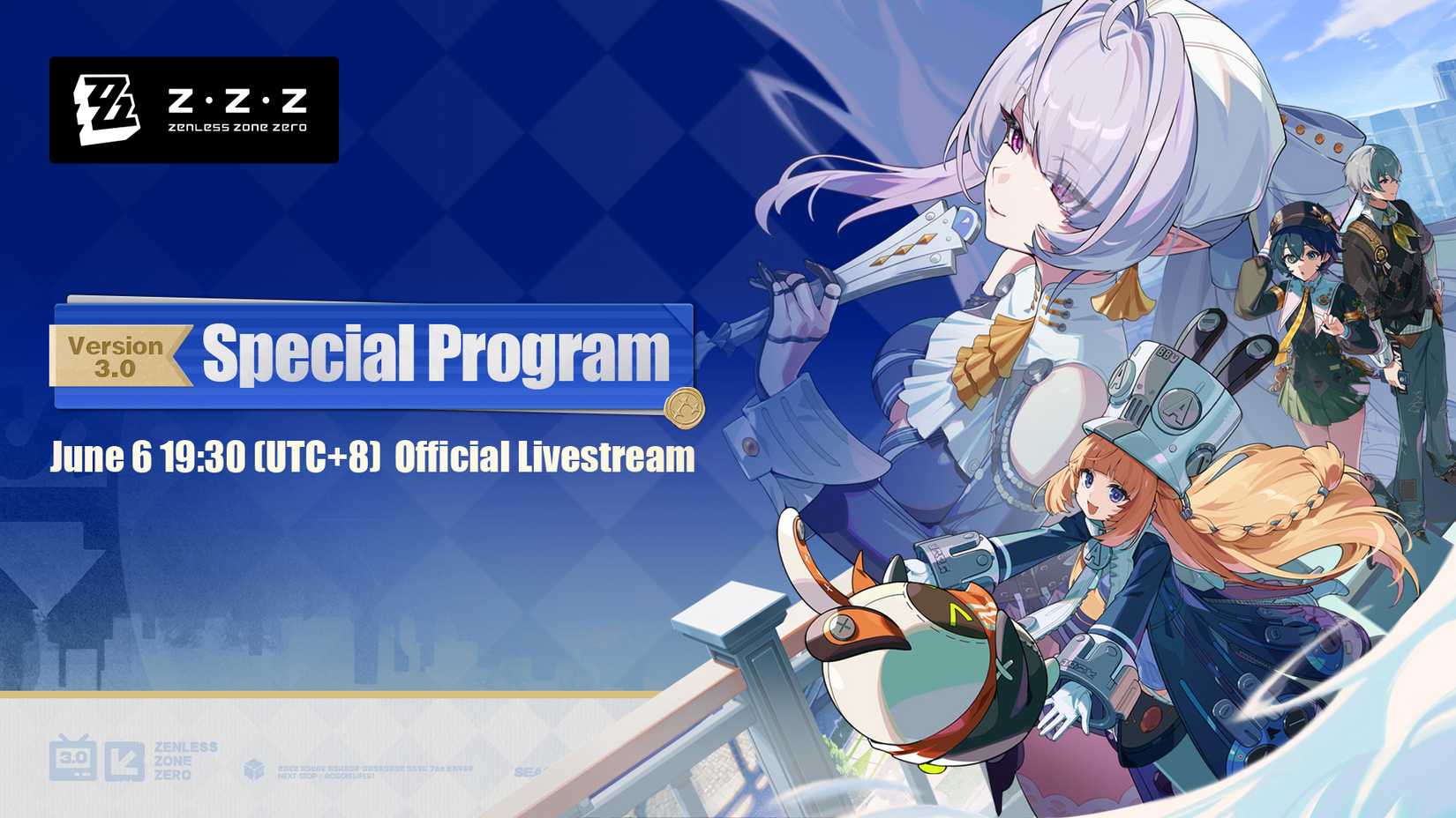 ZZZ 3.0 Livestream Code & Time (Zenless Zone Zero 3.0)