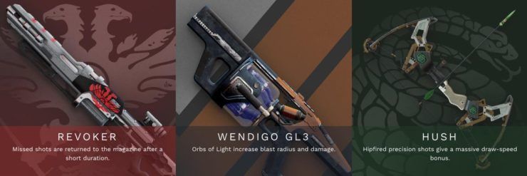 Destiny 2 Reveals Pinnacle Weapons for Season of Opulence