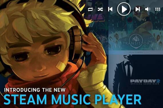 Steam Launches Music Player: Listen While You Play