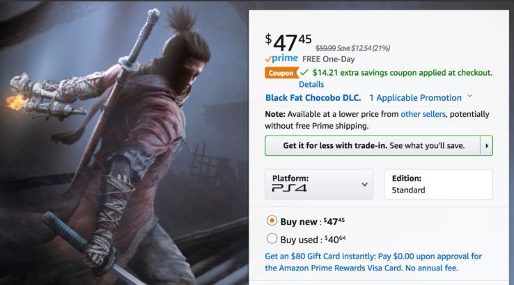 Amazon Video Game Sale Discounts PS4, Switch, and Xbox One Games