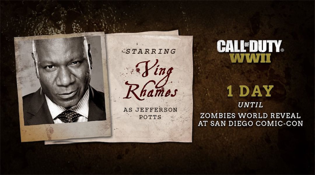 Call of Duty: WW2's Zombies Mode Stars Ving Rhames