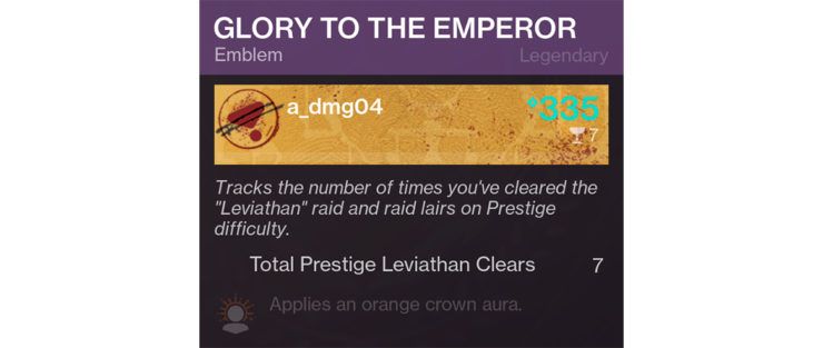 Destiny 2 Details Changes Coming to Emblems and Auras