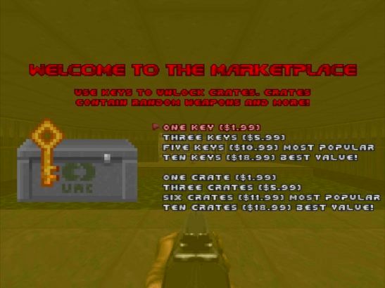 Doom Mod Pokes Fun at Loot Box Controversy