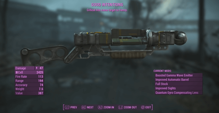 Fallout 4: Where to Find All the Unique Weapons
