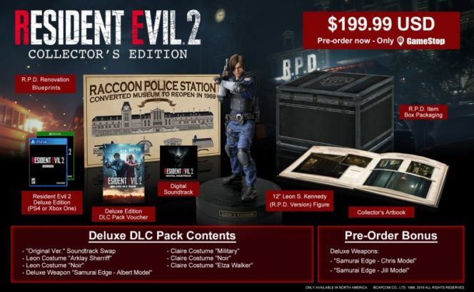 Resident Evil 2 Collector's Edition is $200, Comes In an Item Box
