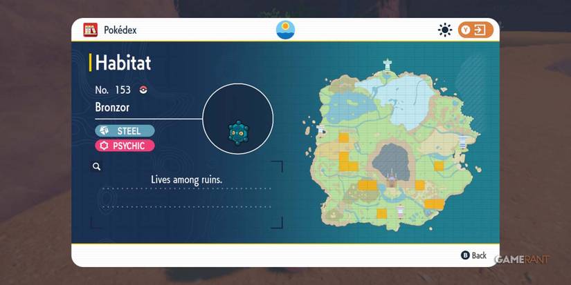 bronzor evolution violet