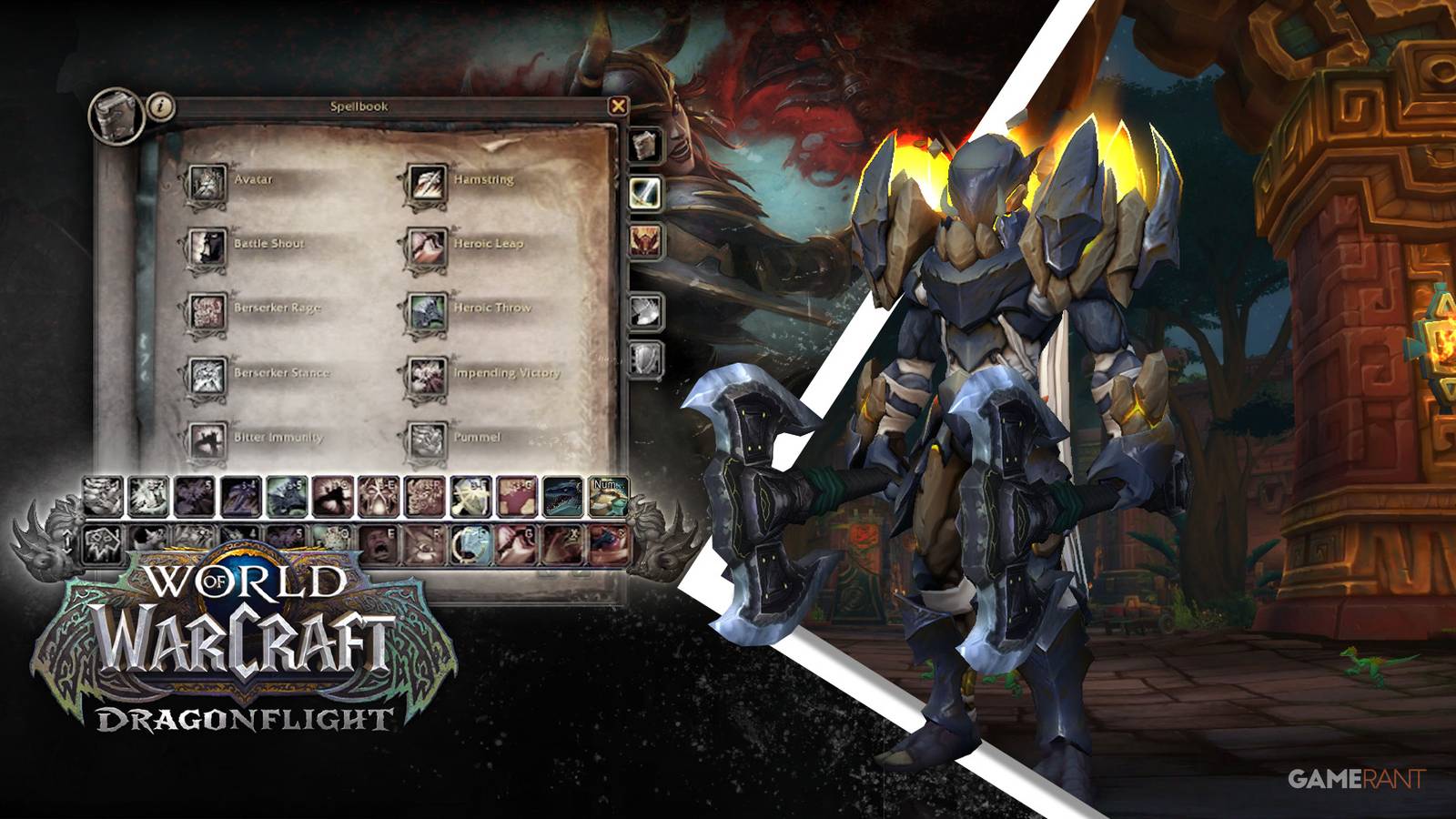 WoW Dragonflight: Fury Warrior Rotation And Macros