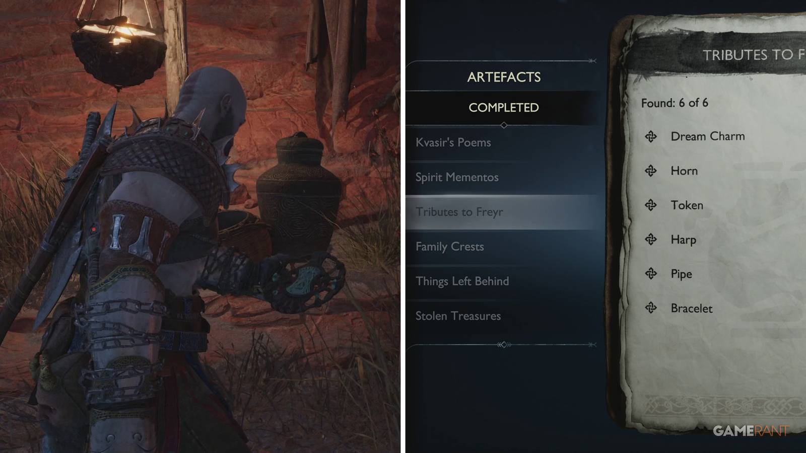 God of War Ragnarok: Where to Find All Tributes to Freyr (Alfheim ...