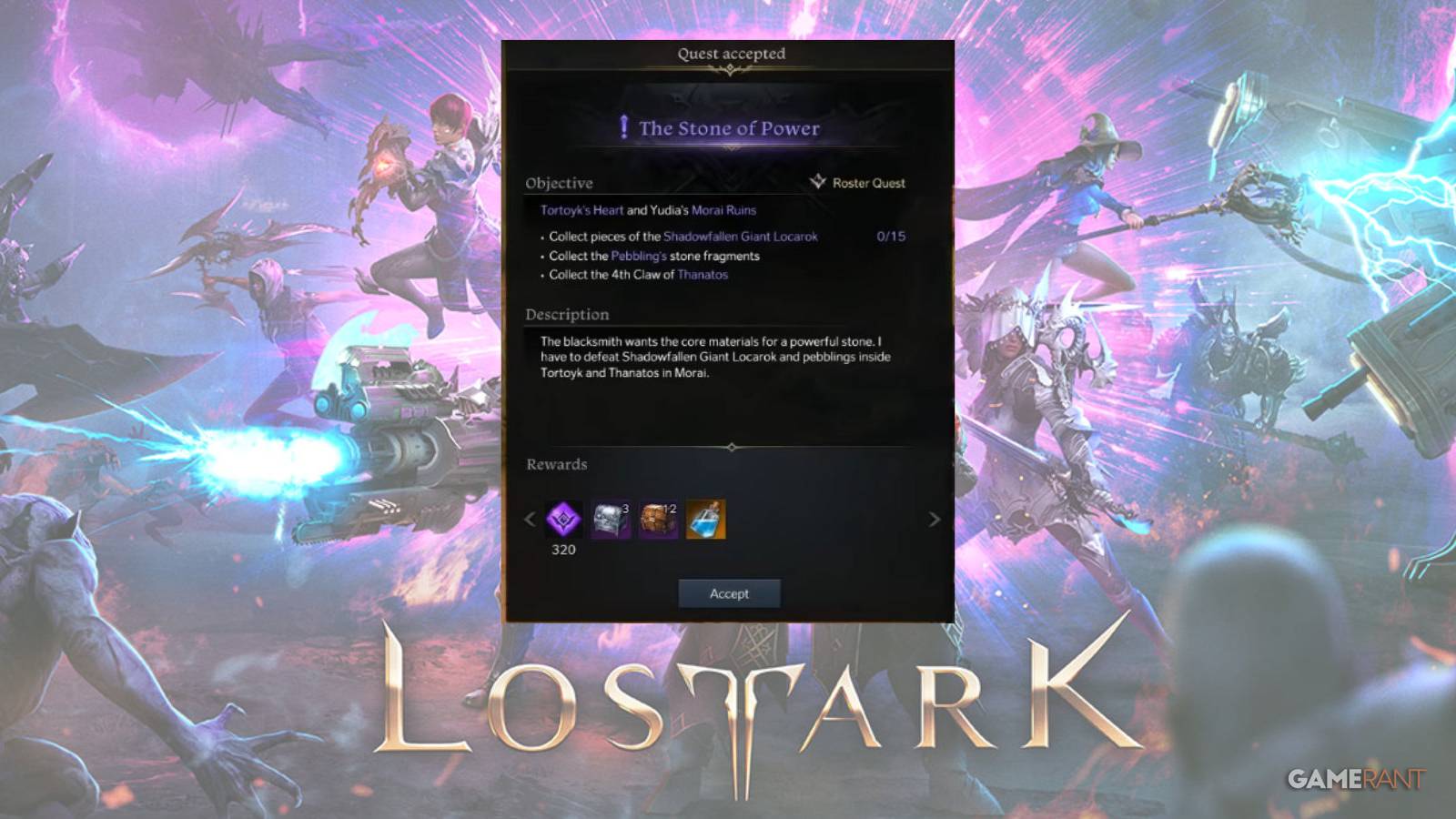 Lost Ark: The Stone of Power Quest Guide