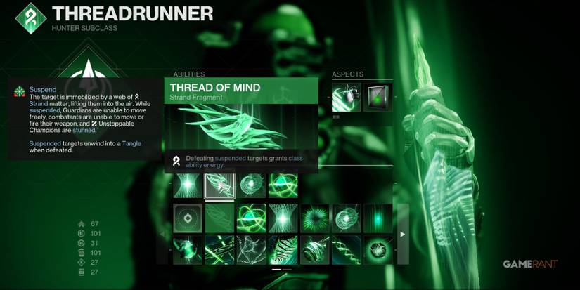 Destiny 2 Strand Hunter Build Guide