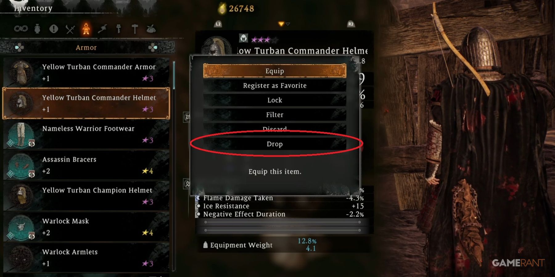 Wo Long: Fallen Dynasty - How To Drop Items