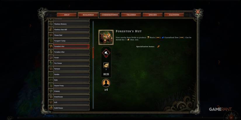 Against The Storm: Blueprint/Building Tier List