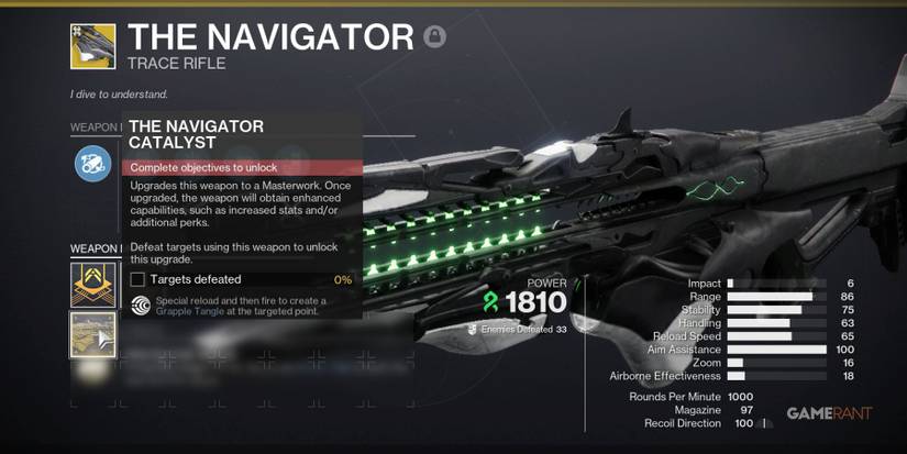 Destiny 2 The Navigator Catalyst Guide