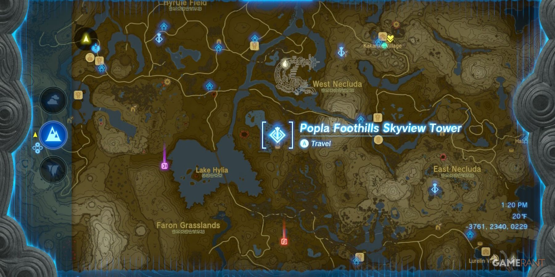 Zelda: Tears of the Kingdom - All Skyview Tower Locations