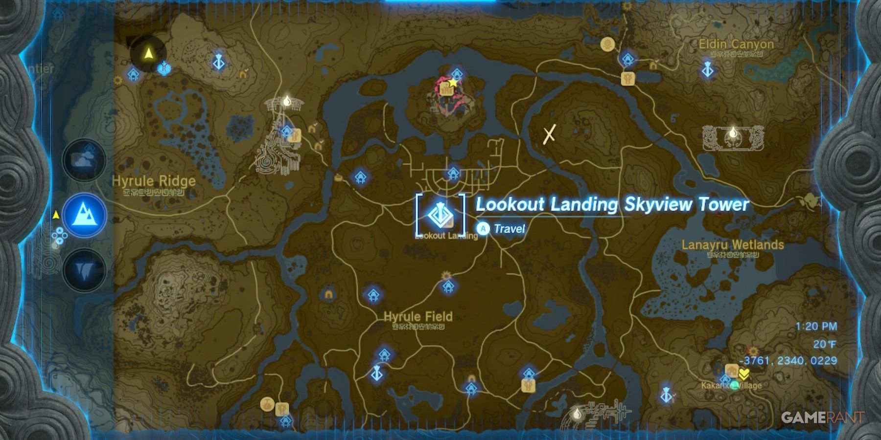 Zelda: Tears of the Kingdom - All Skyview Tower Locations