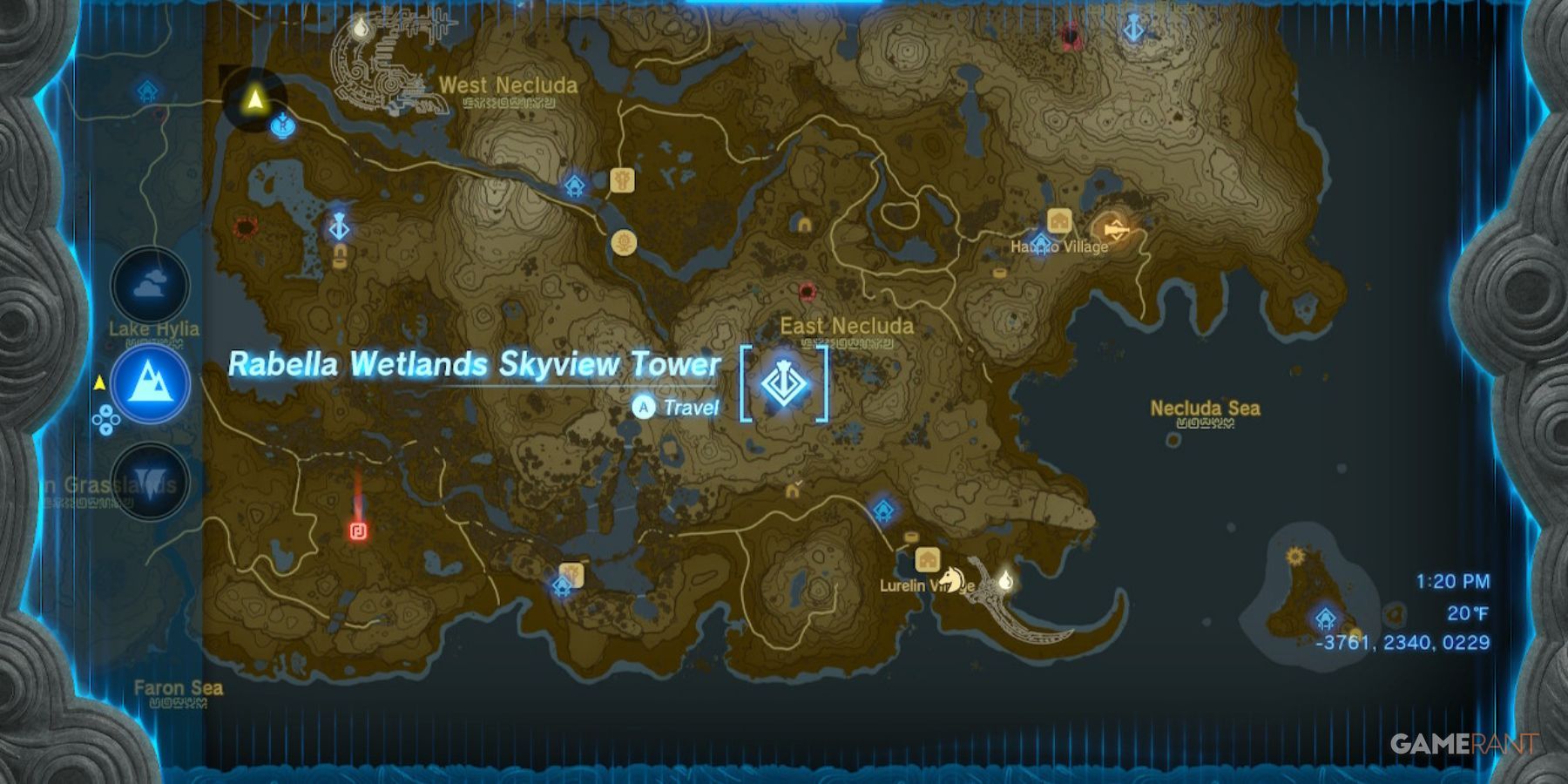 Zelda: Tears of the Kingdom - All Skyview Tower Locations