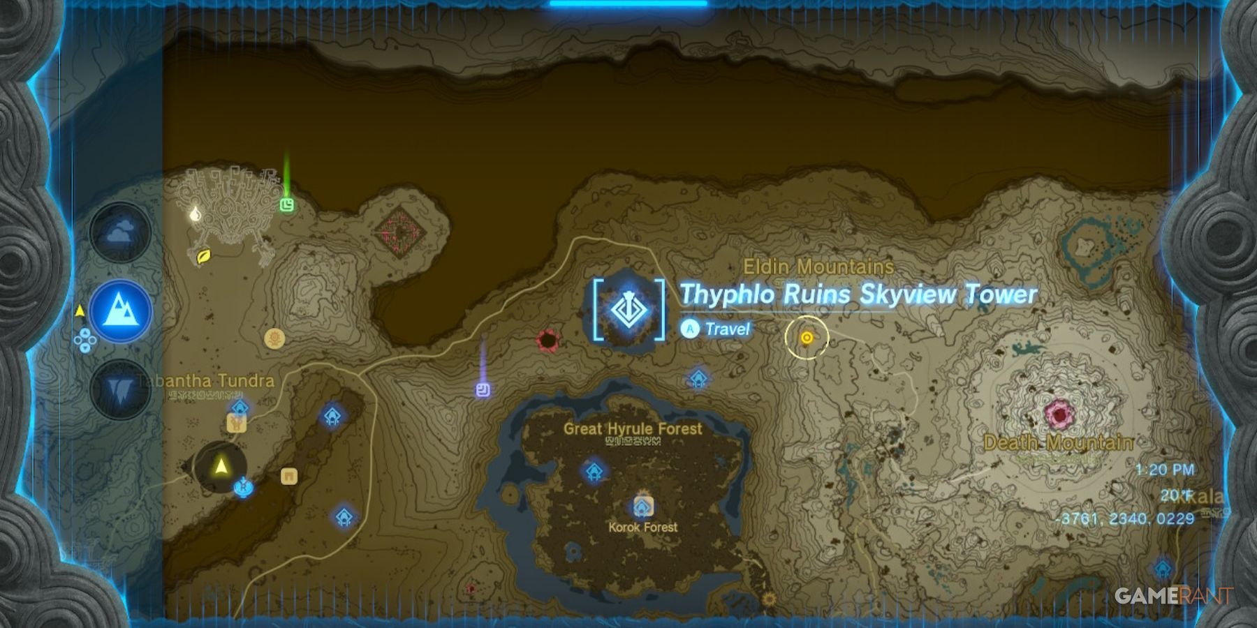 Zelda: Tears of the Kingdom - All Skyview Tower Locations