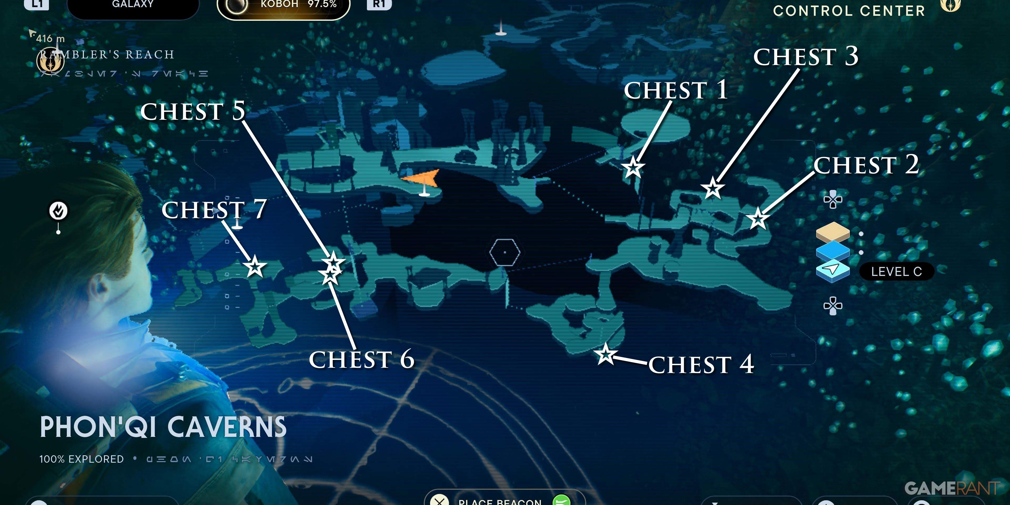 Star Wars Jedi: Survivor – All Koboh Chests: Rambler’s Reach