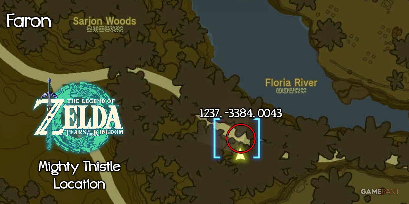 Zelda: Tears of the Kingdom - Where to Find Mighty Thistle