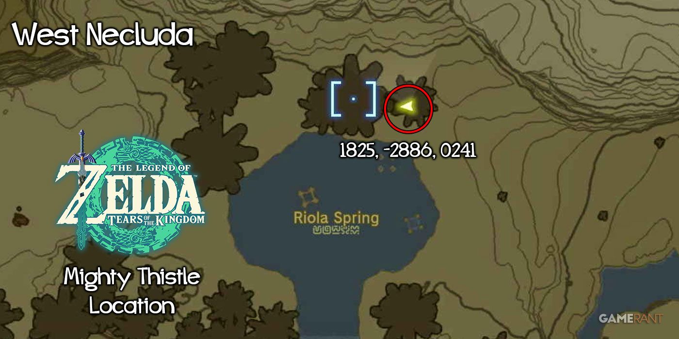 Zelda: Tears of the Kingdom - Where to Find Mighty Thistle