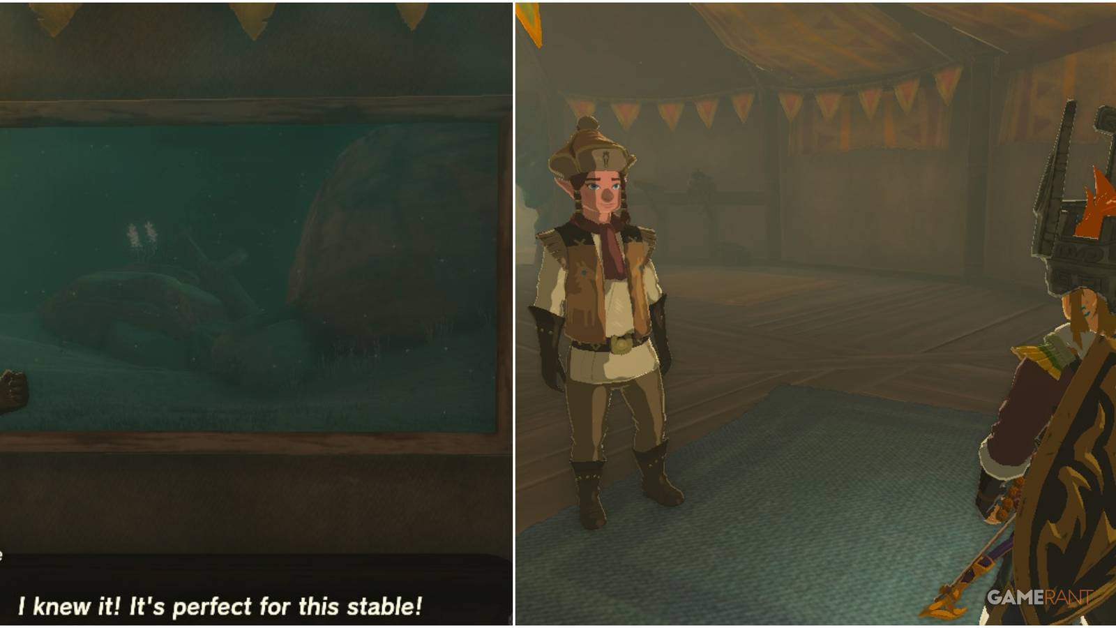 Zelda TotK: A Picture for the Closed Stable 1 and 2 Side Quest Guide
