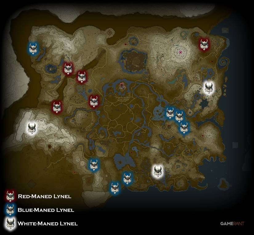 Zelda: Tears of the Kingdom - All Lynel Locations (and How to Beat Them)