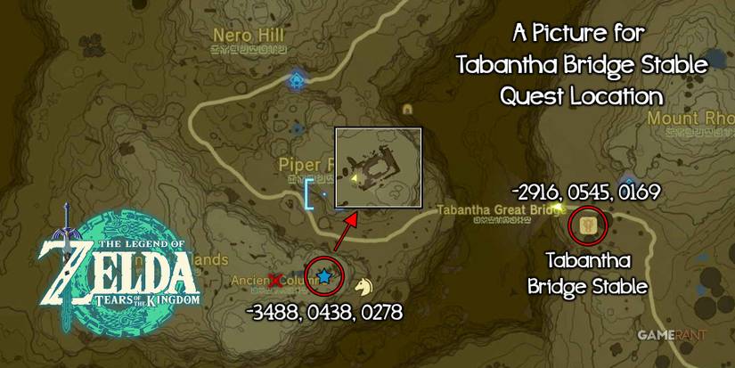 Zelda: Tears of the Kingdom - A Picture for Tabantha Bridge Stable ...