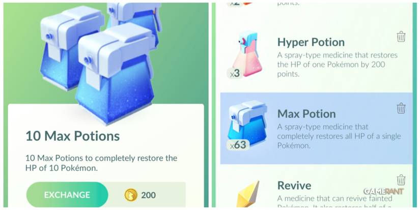 Pokemon GO: How to Get Max Potions