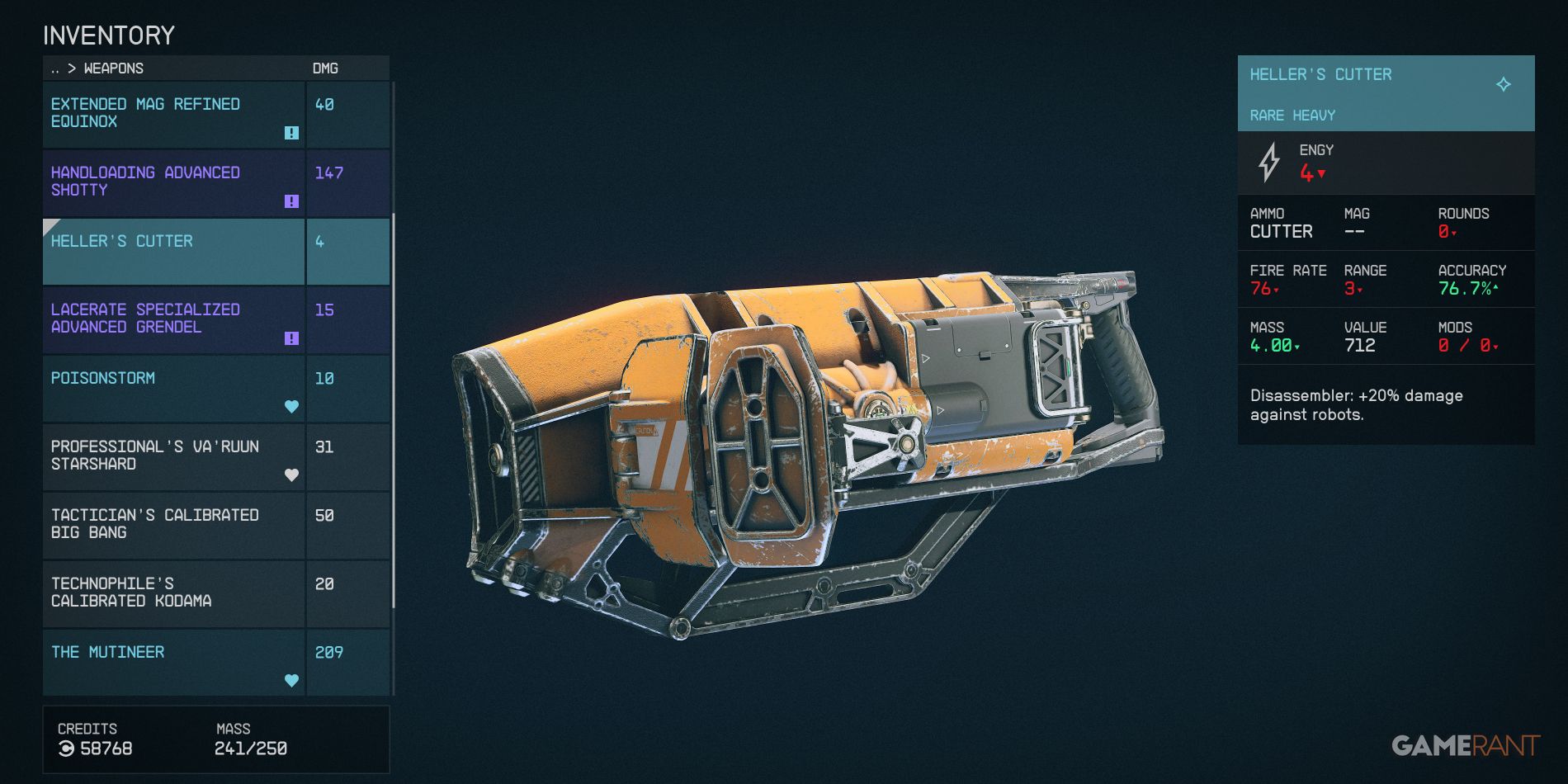 Starfield: Best Heavy Weapons