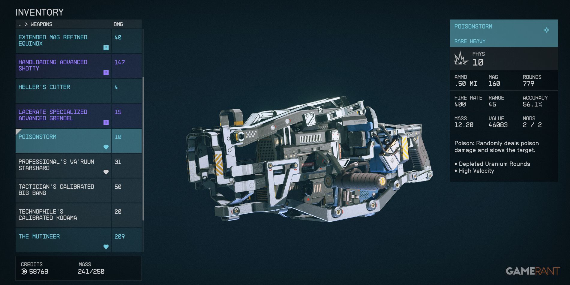 Starfield: Best Heavy Weapons