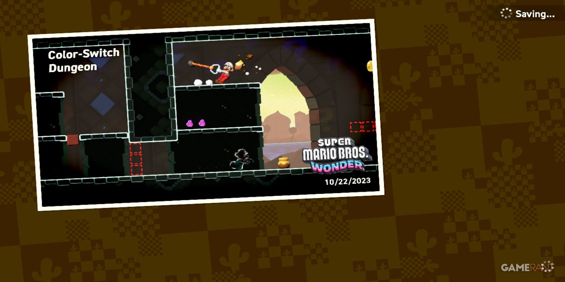 Color Switch Dungeon Mario Wonder | Coloring Pages