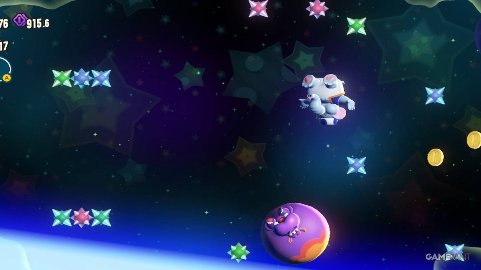 Mario Wonder - Cosmic Hoppos Wonder Seeds and Flower Coins