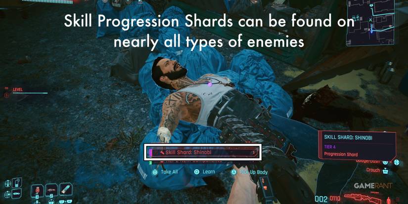 Cyberpunk 2077: All Perk Shards