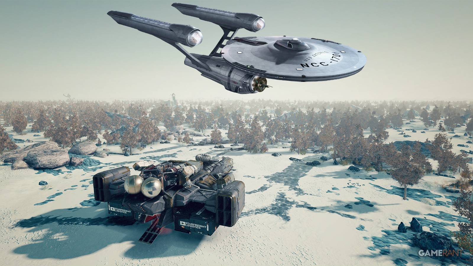 Starfield Player Builds Star Trek-Inspired Ship