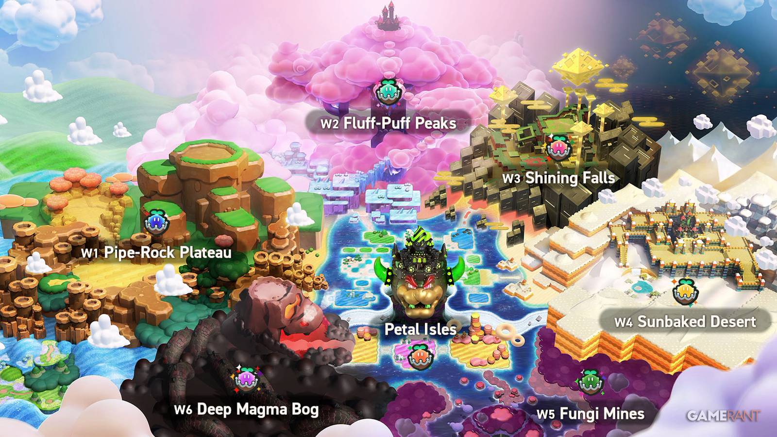 Every Course in Super Mario Wonder (All Wonder Seeds & Flower Coins ...