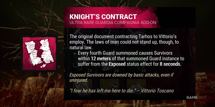 Dead By Daylight: Best Builds for The Knight