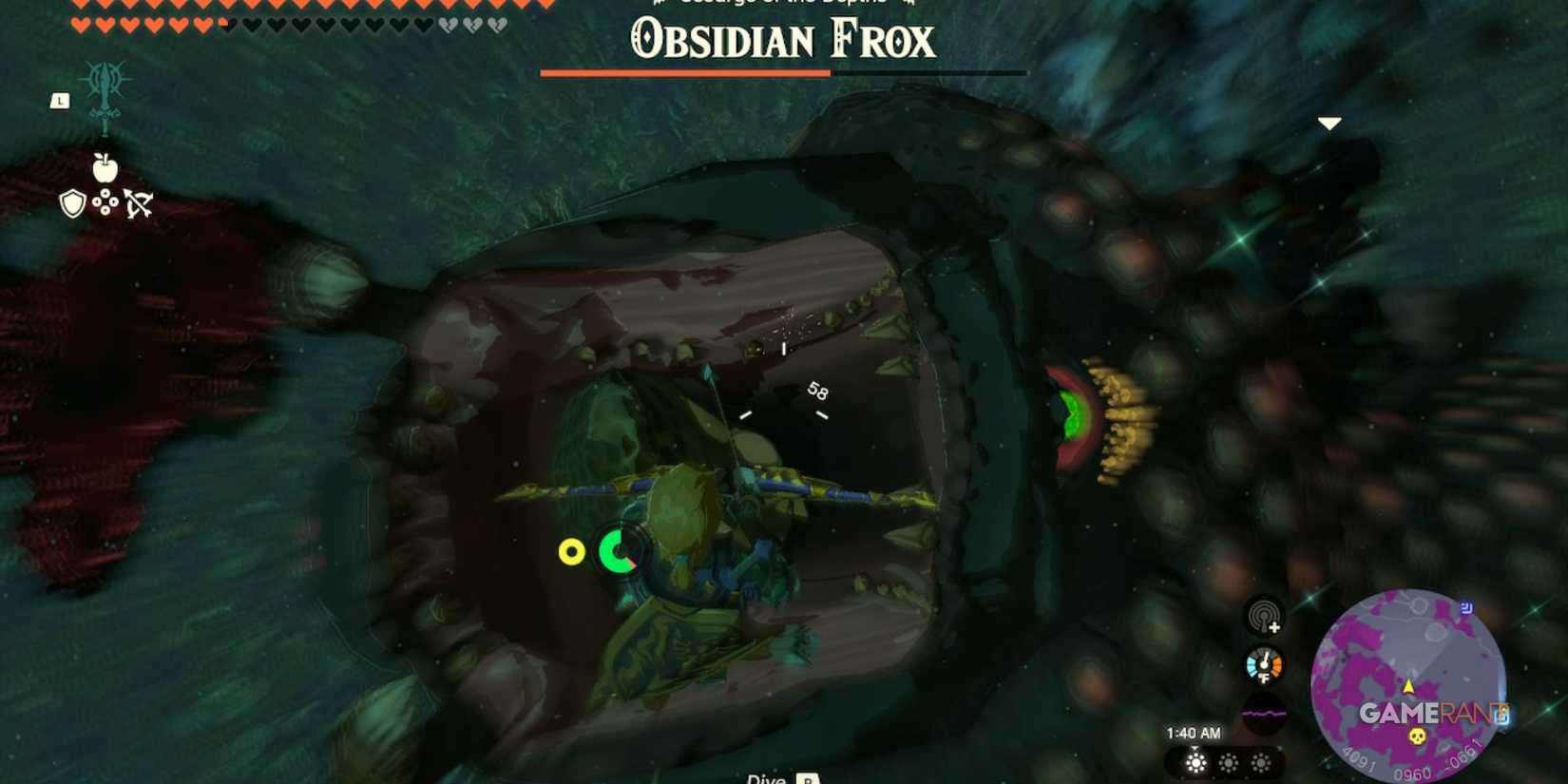 Zelda: Tears of the Kingdom - How to Get Obisidan Frox Fang