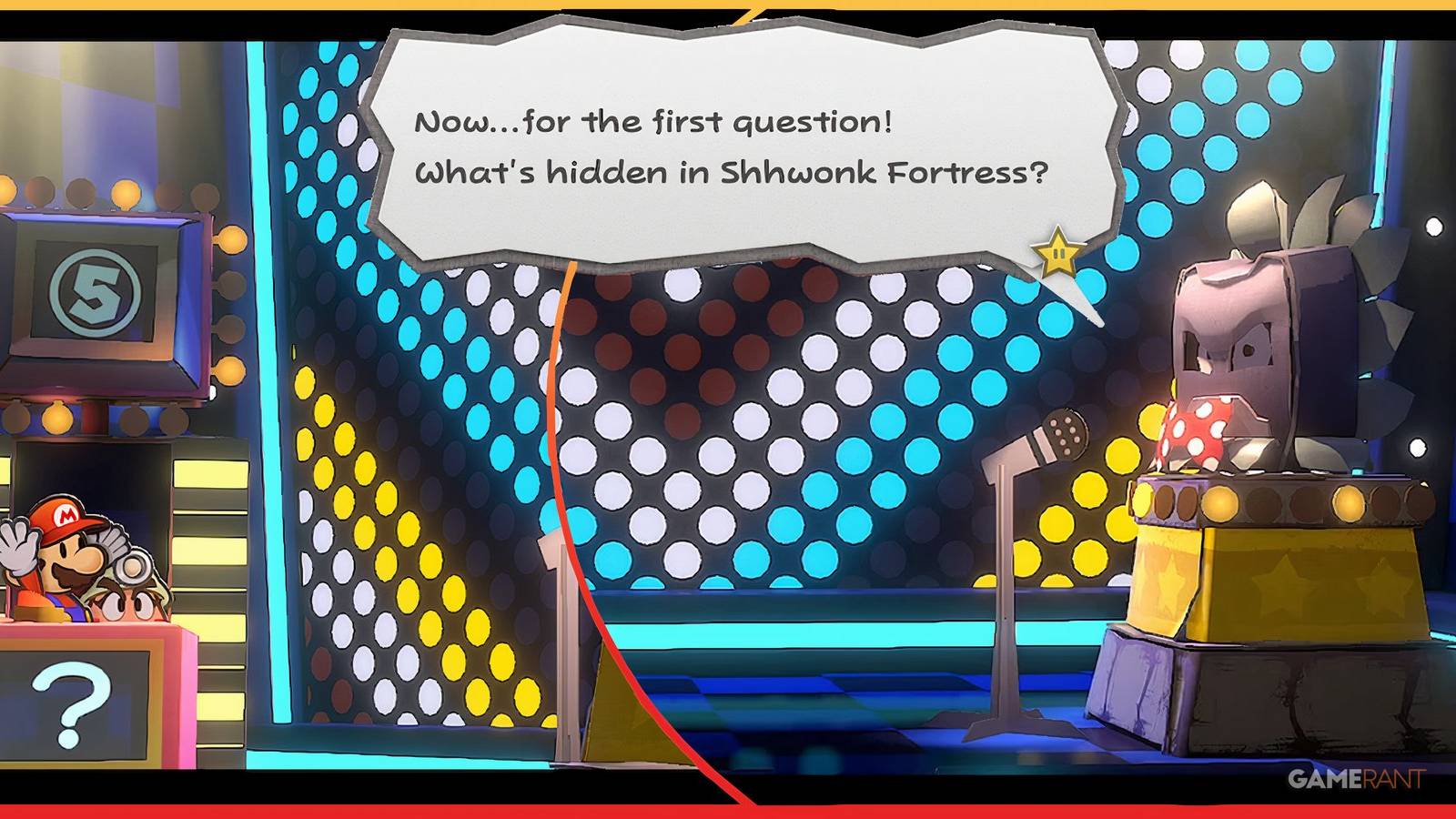 Quiz Thwomp Guide for Paper Mario Thousand Year Door