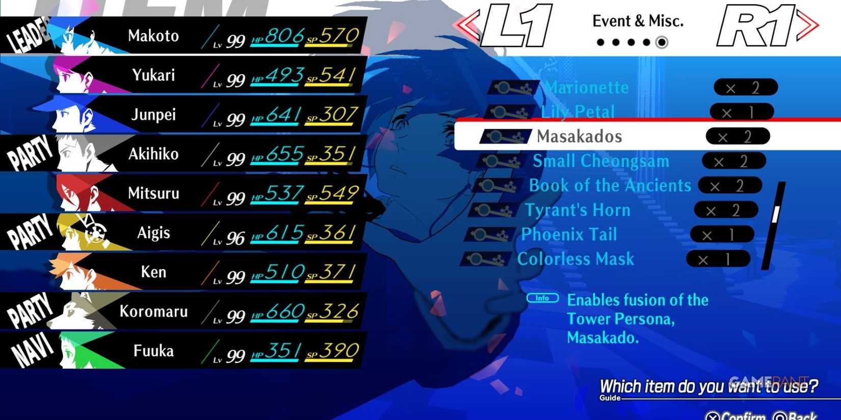 Persona 3 Reload: How to Get Masakado