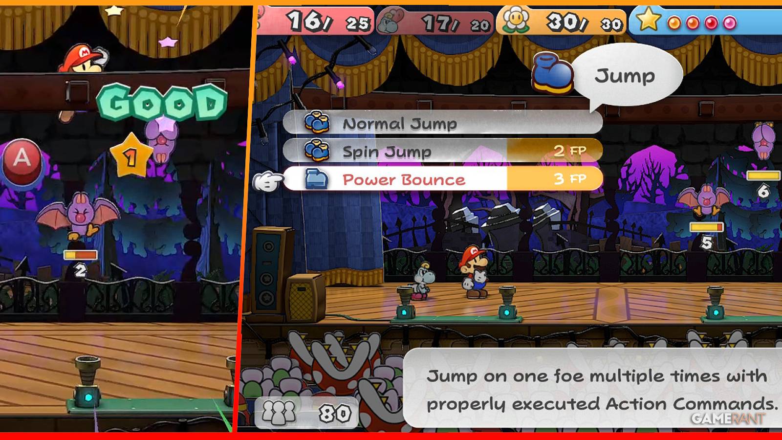 Power Bounce in Paper Mario: The Thousand-Year Door