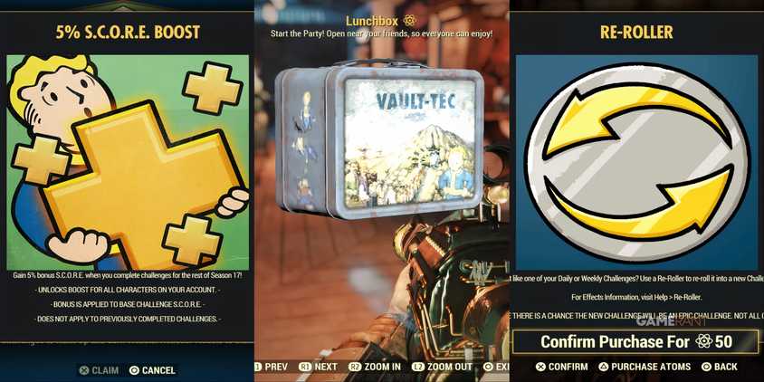 Fallout 76: Double SCORE Weekends Tips