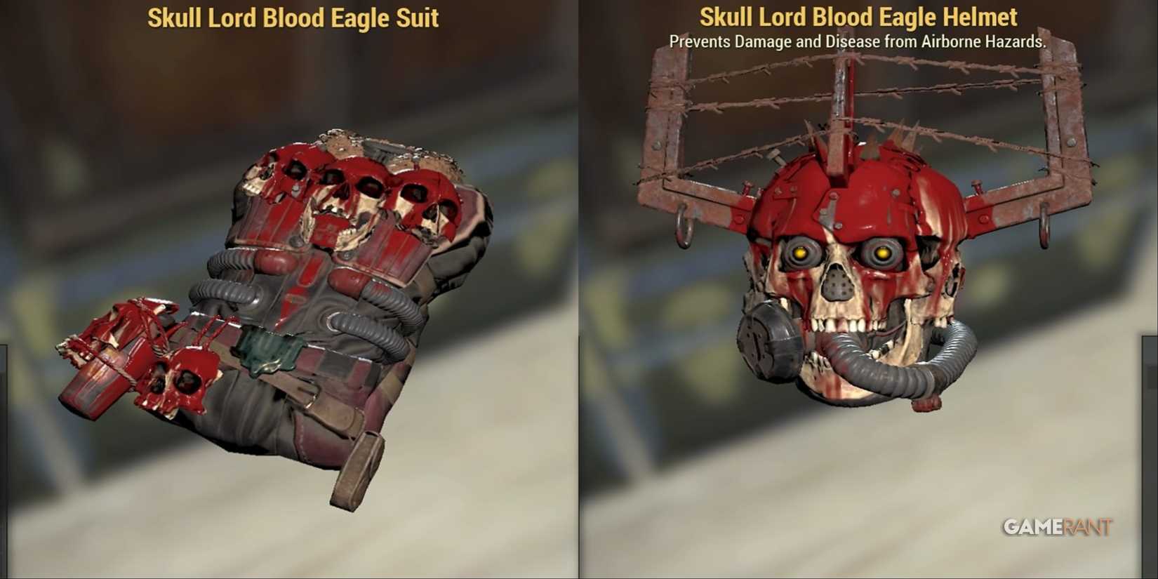 Fallout 76: How To Get The Skull Lord Blood Eagle Suit