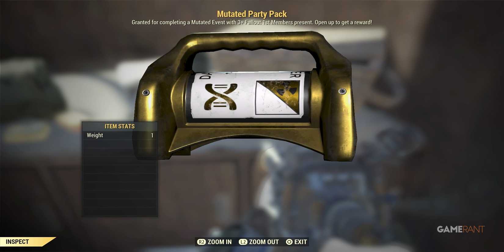 Fallout 76: What Are Mutated Party Packs? (And What Do They Contain?)