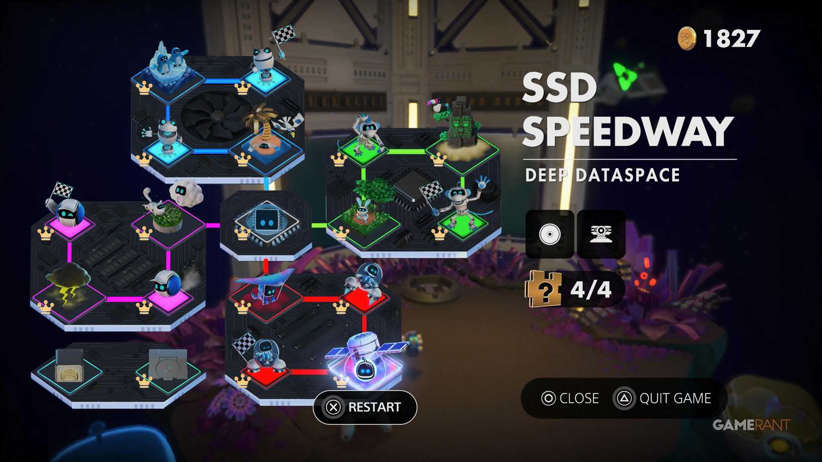 Where to Find Special Bot in SSD Speedway in Astro's Playroom