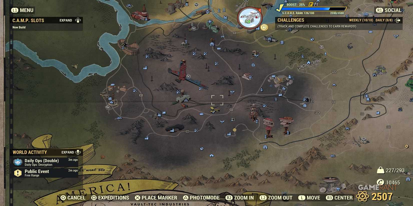 Fallout 76: Power Armor Chassis Locations