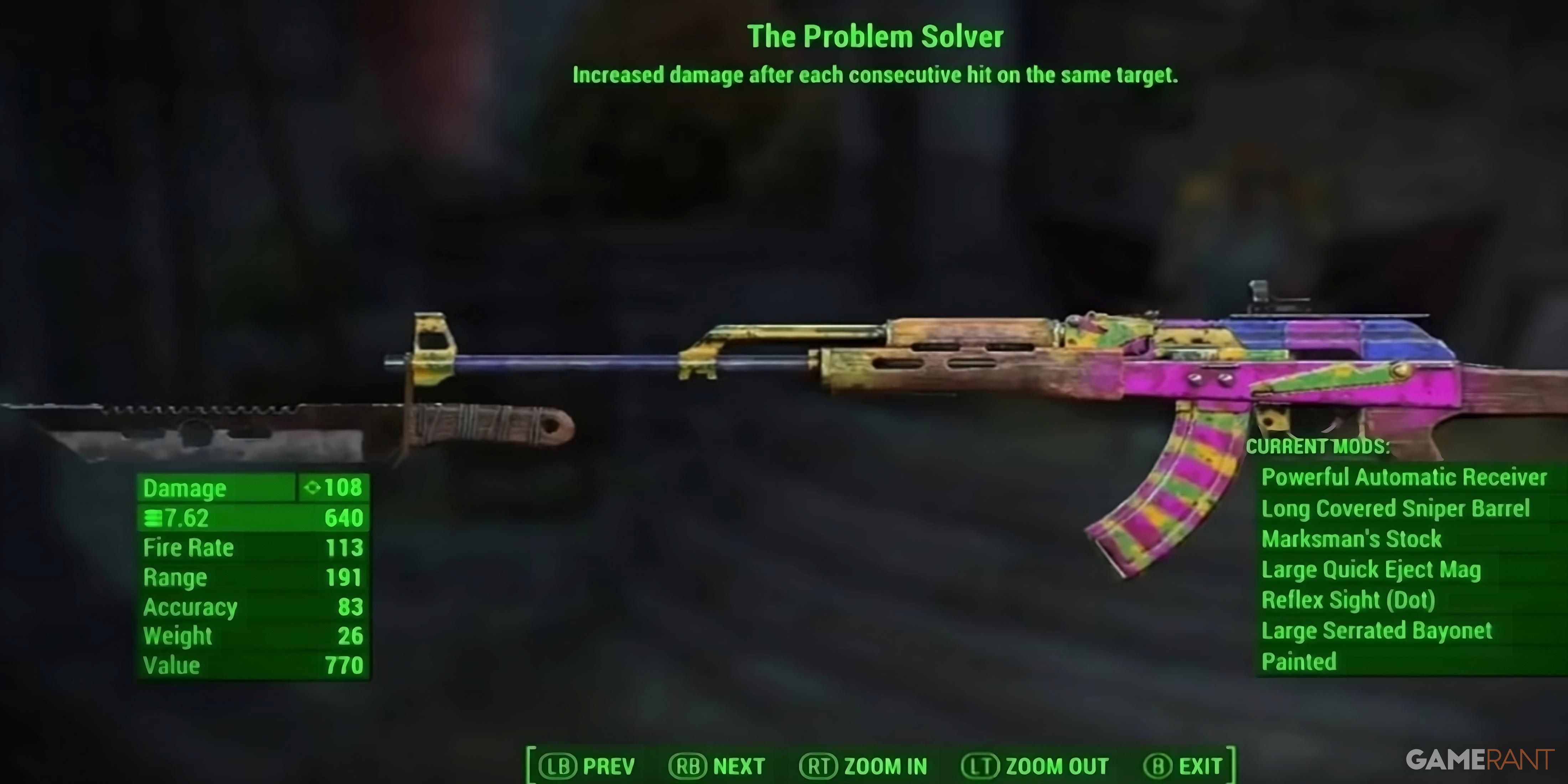 Fallout 4: Best Unique Weapons