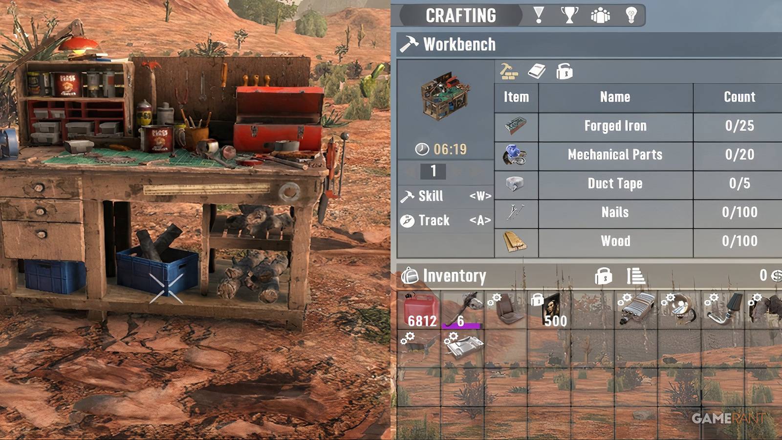 How To Build A Workbench in 7 Days To Die