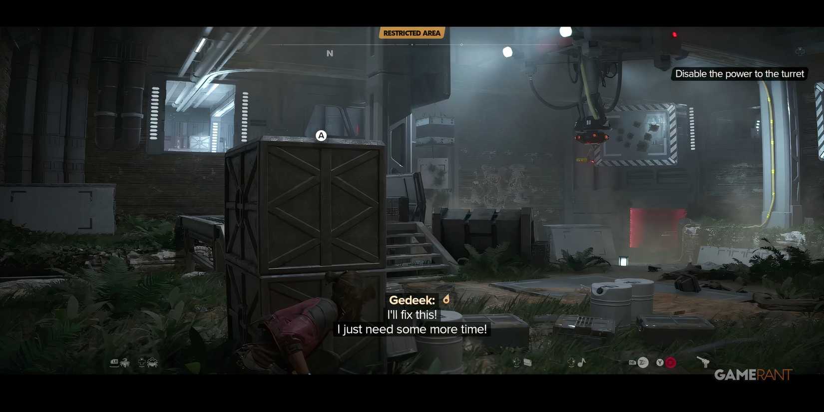 How to Disable the Power to the Turret in Star Wars Outlaws