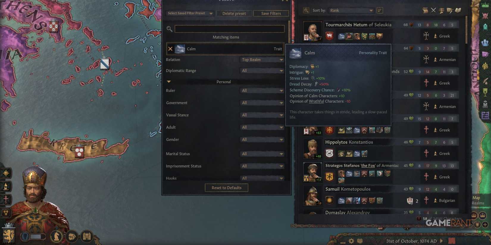 十字军国王3中最好的个性特征3 - Recmg.com